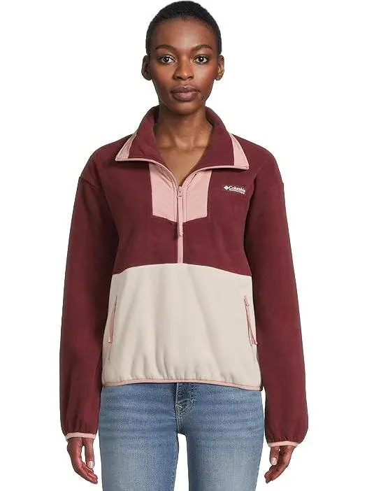Columbia Sequoia Grove 1/2 Zip Fleece - Burgundy