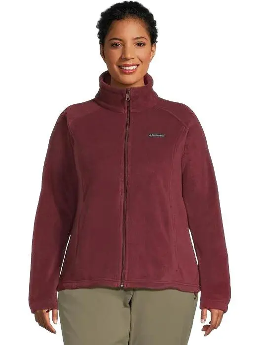 Columbia Benton Springs Full Zip Fleece Jacket - Rich Wine