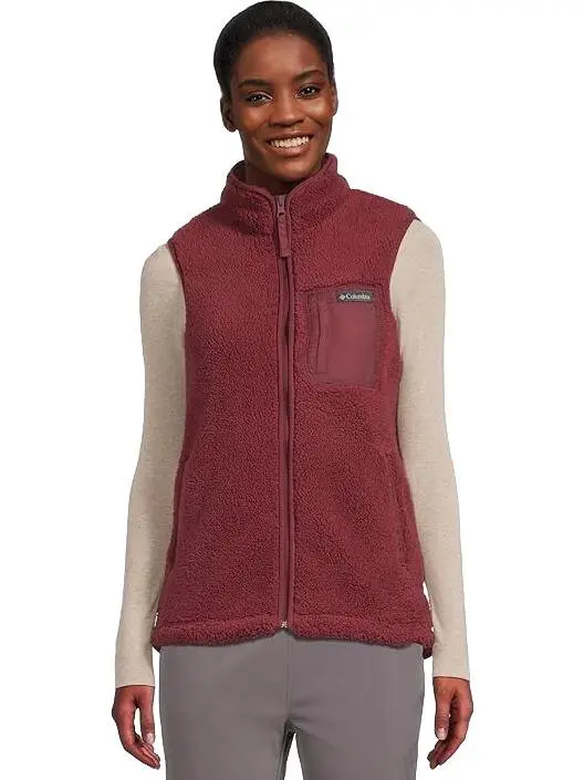 Columbia West Bend Vest Ii Zip-up Fleece Vest With Stand Collar - Brown
