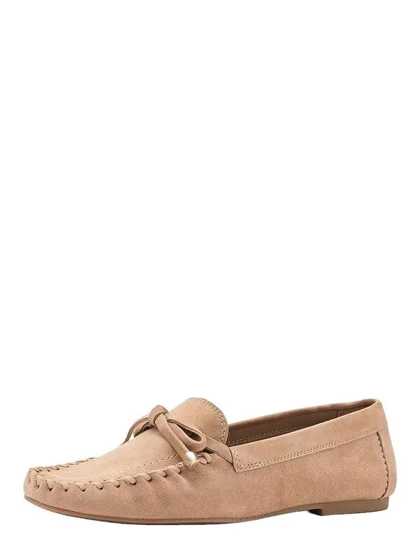 Vince Camuto Katenas Flat Loafer Dress Shoes - Beige