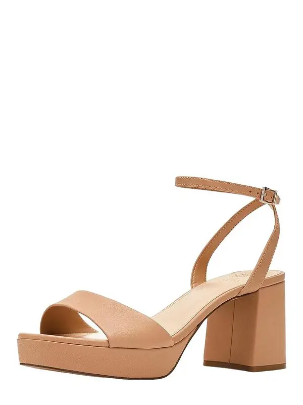 Vince Camuto Pendreya Platform Sandals - Beige