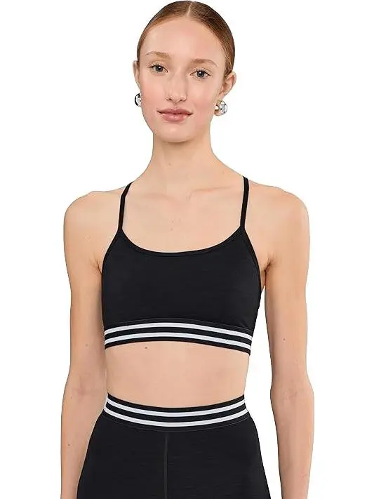 Splits59 Cali Active Rib Bra Bra Dark Chocolate - Black