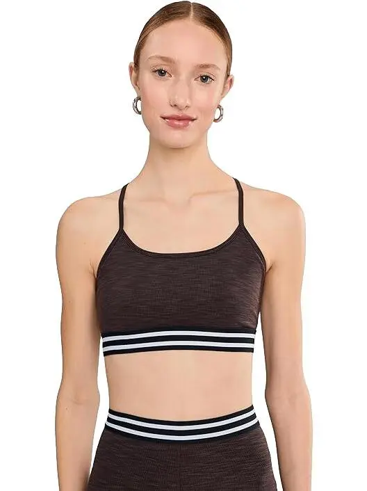 Splits59 Cali Active Rib Bra Bra Dark Chocolate - Brown