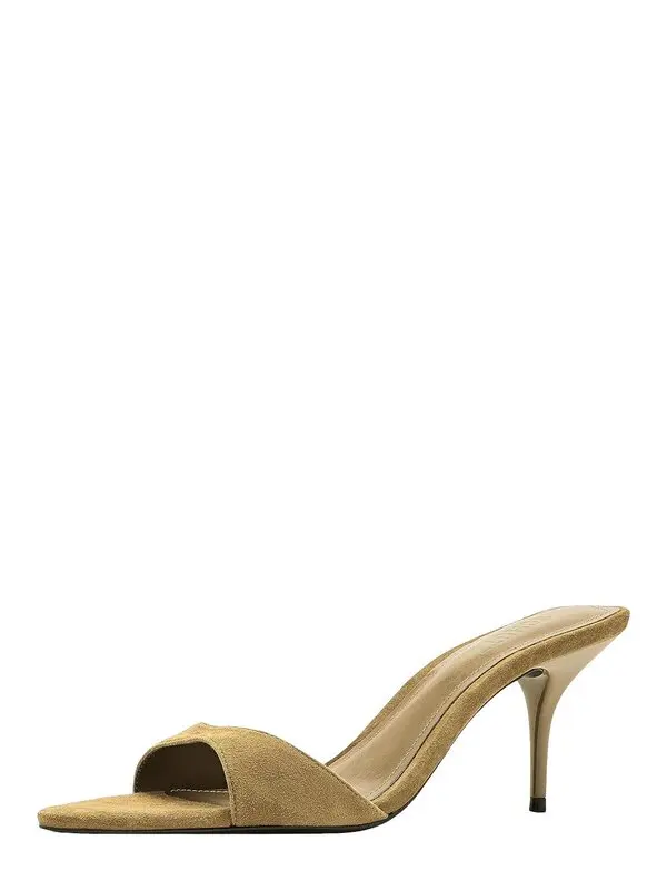 Schutz Elodie Stiletto Sandals - Olive