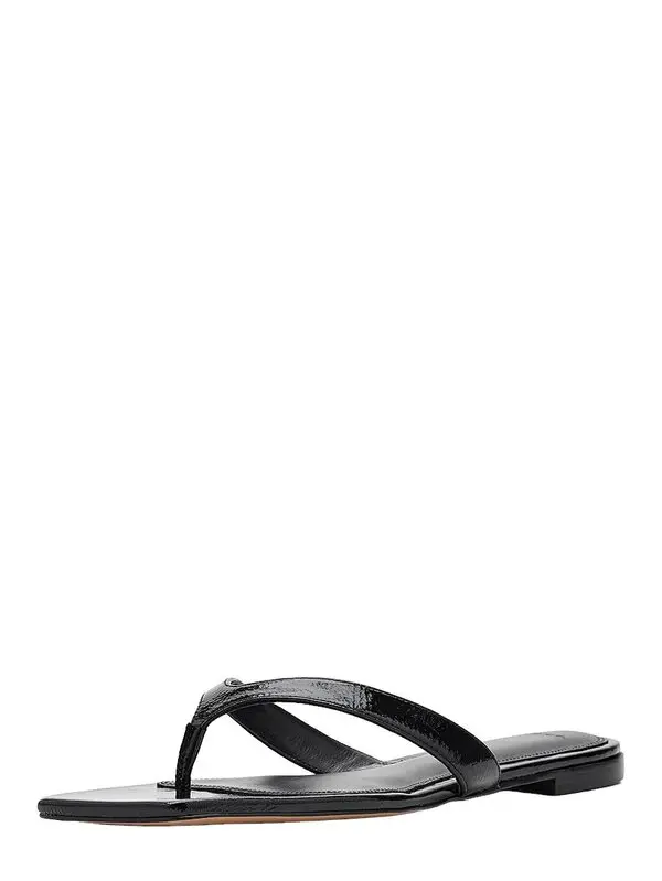 Vince San Juan Thong Ii Flat Sandals - Black