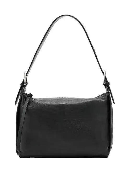 THE FRYE COMPANY Carla Studded Shoulder Handbag - Black