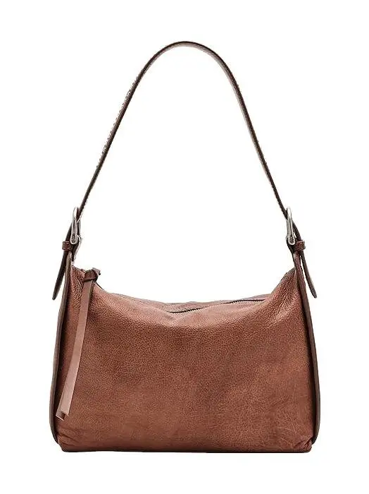 THE FRYE COMPANY Carla Studded Shoulder Handbag - Tan