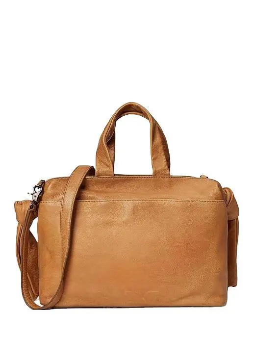 THE FRYE COMPANY Nora Satchel Handbag - Beige