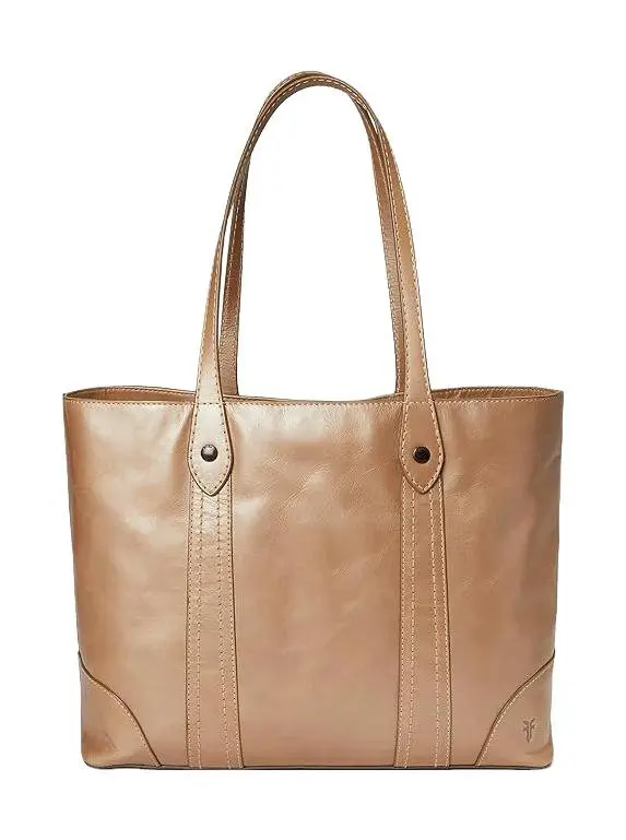 THE FRYE COMPANY Melissa Shopper Hobo Handbag - Bronze