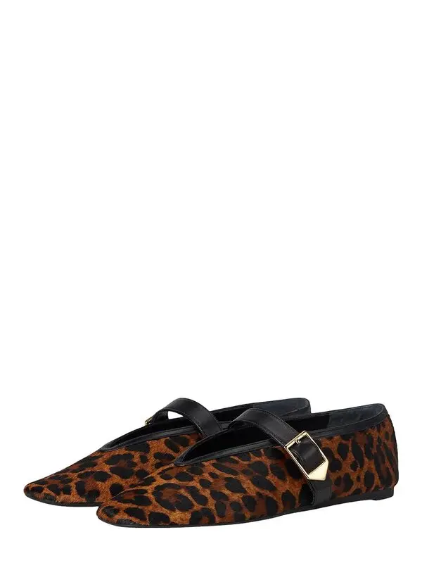Schutz Courtney Buckle Flat Shoes - Multi