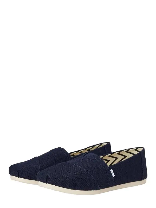 Toms Classic Alpargata Heritage Canvas Slip-on - Navy