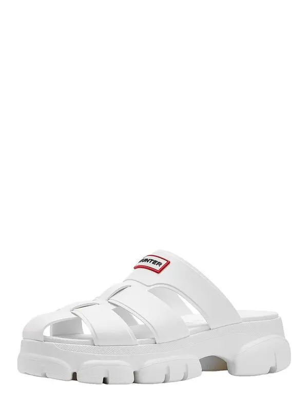 Hunter Bonnie Chunky Platform Sandals - White