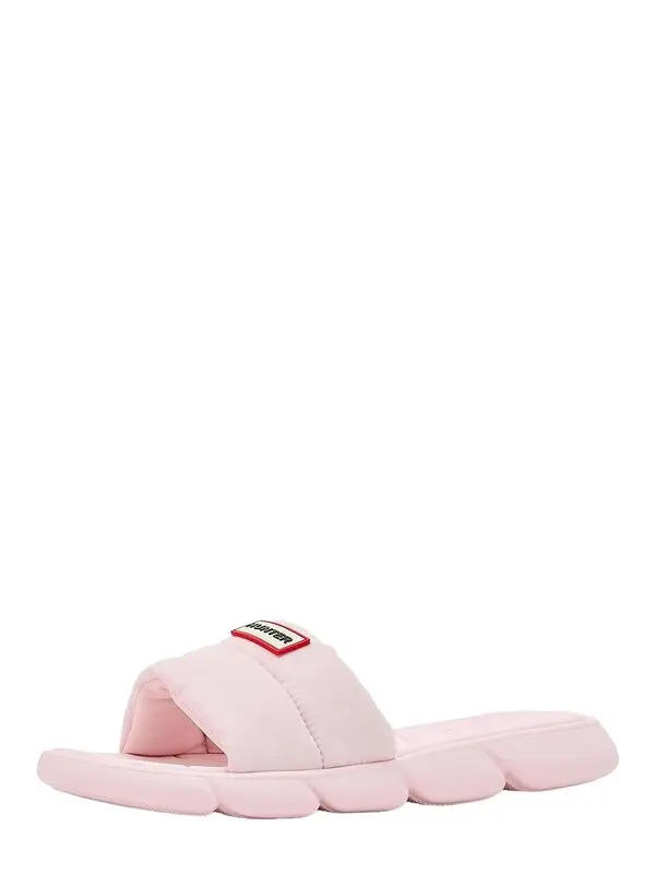 Hunter Coast Quilted Slide Sandals - Pink