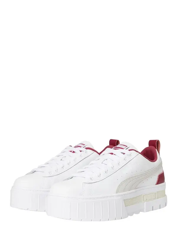 PUMA Mayze Platform Sneakers - White