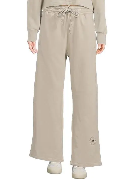 Adidas By Stella McCartney Straight Leg Pants Jw4662 Willow Grey - Bone