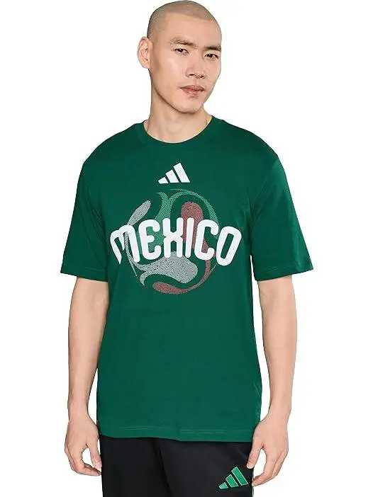 Adidas Fifa World Cup 2026 Mexico T-shirt Workout Team Dark - Green