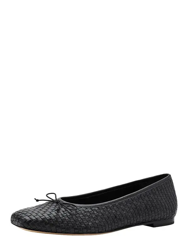 Vince Darla Weave Ballerina Flat - Black