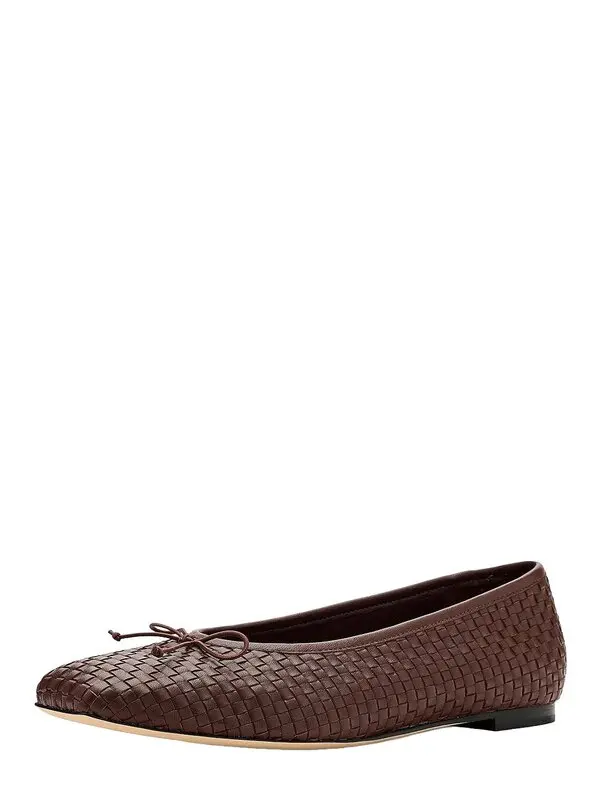 Vince Darla Weave Ballerina Flat - Brown