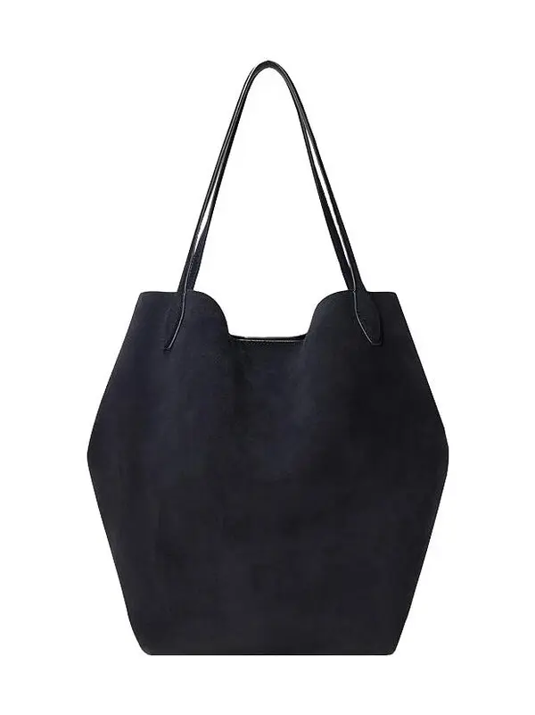Madewell Oversized Soft Grain Shopper Shoulder Bag In Suede - Multi