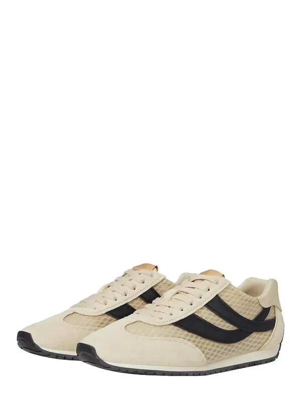 Vince Oasis Runner-w "moonlight/ Mesh" Sneakers - Beige