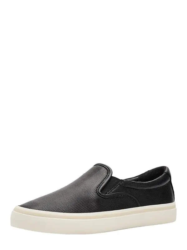 Vince Blair Slip-on Leather Shoes - Black