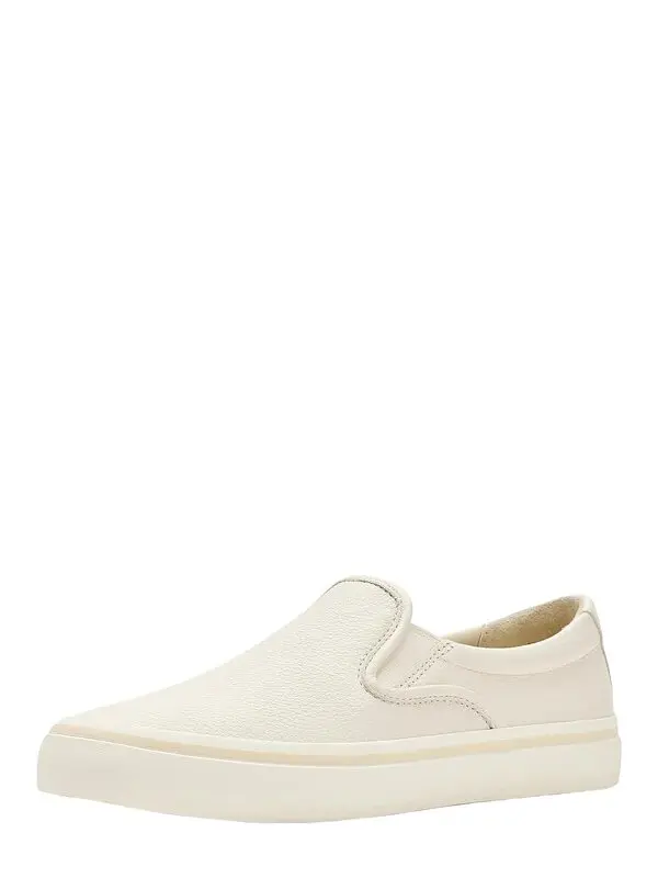 Vince Blair Slip-on Leather Shoes - Milk