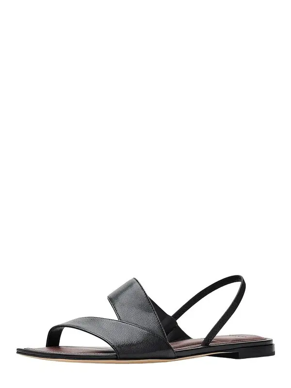 Vince Parker Suede Slingback Sandals - Black