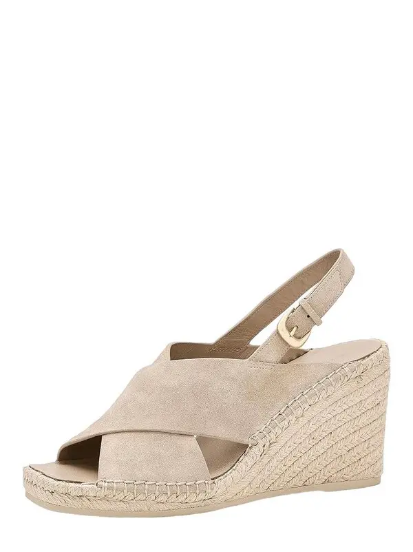Vince Georgia Strappy Wedge Espadrilles - Taupe