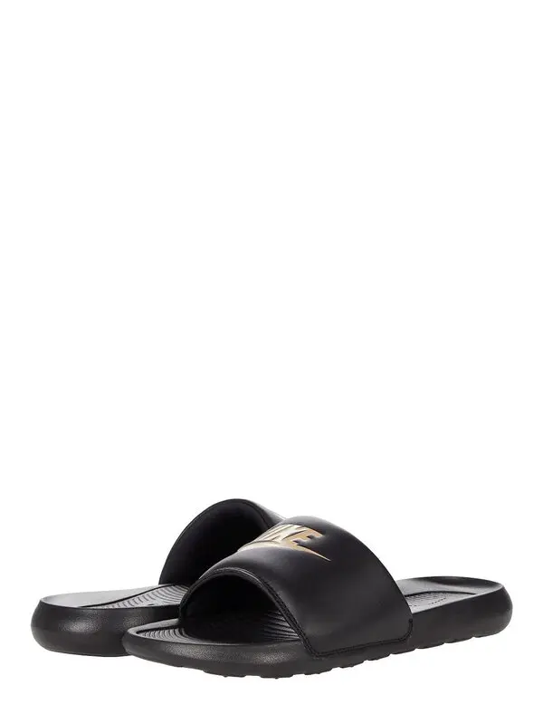 Nike Victori One Slides - Black