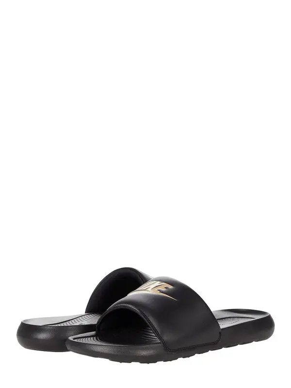 Nike Victori One Slides - Black