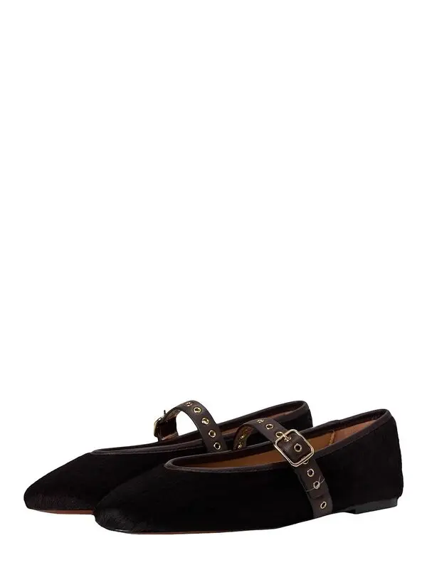 Madewell Remy Mary Jane Flat Shoes - Brown