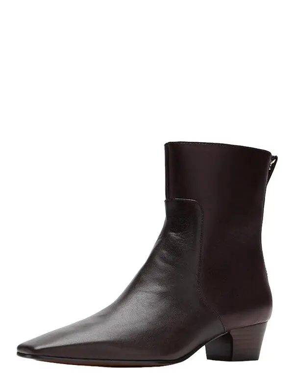 Madewell Lexie Ankle Boot In Leather - Brown