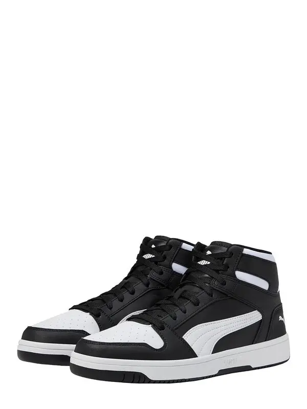 PUMA Rebound Layup Mid-top Sneakers - Black