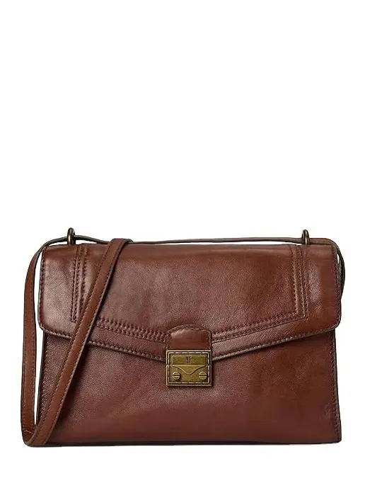 THE FRYE COMPANY Alex Flap Shoulder Bag - Tan