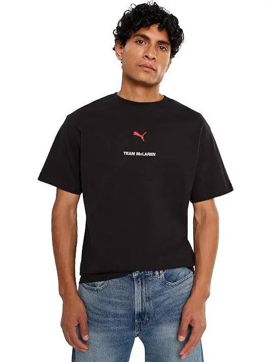 PUMA Mclaren Racing Graphic T-shirt T Shirt Papaya - Blue