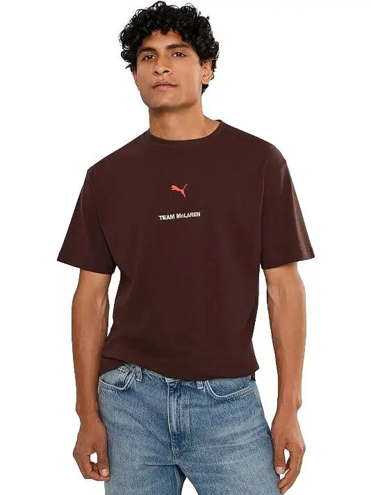 PUMA Mclaren Racing Graphic T-shirt T Shirt Papaya - Brown