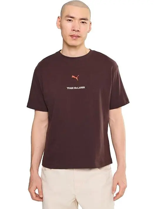 PUMA Mclaren Racing Graphic T-shirt T Shirt Alpine Snow - Brown