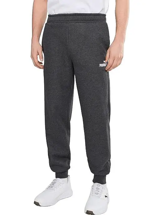 PUMA Essentials Logo Fleece Sweatpants Casual Pants - Gray