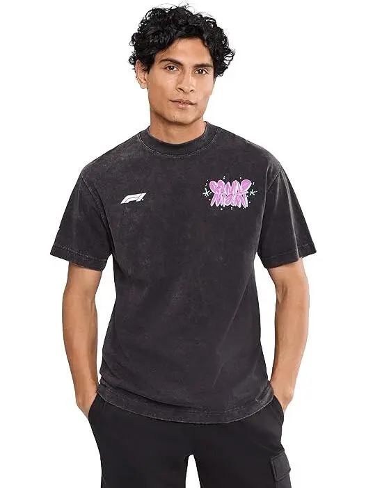 PUMA Formula 1 Miami Go Wild Graphic T-shirt T Shirt - Black