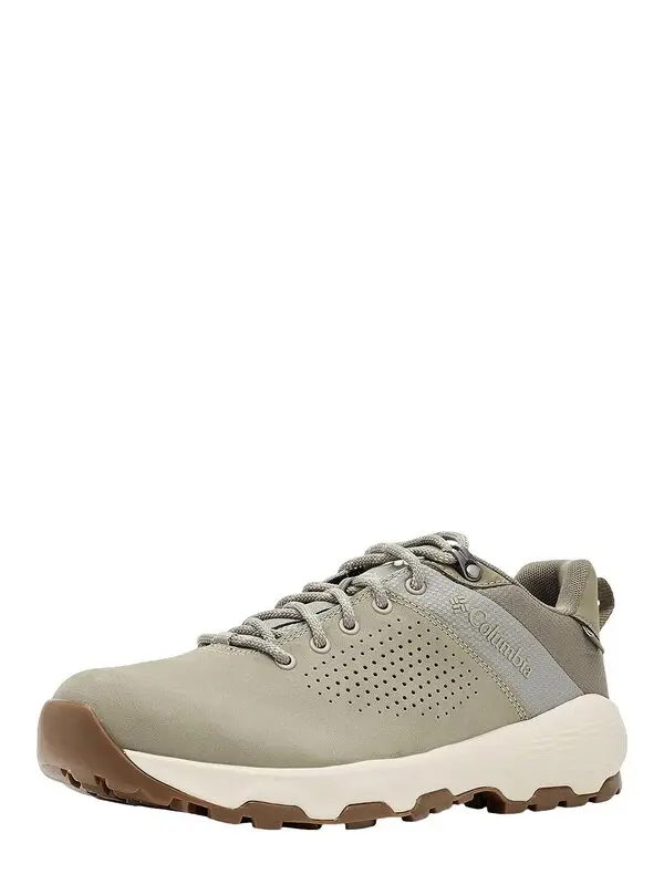 Columbia Newton Nimble Leather Lace Up Round Toe Waterproof Shoes - Bone