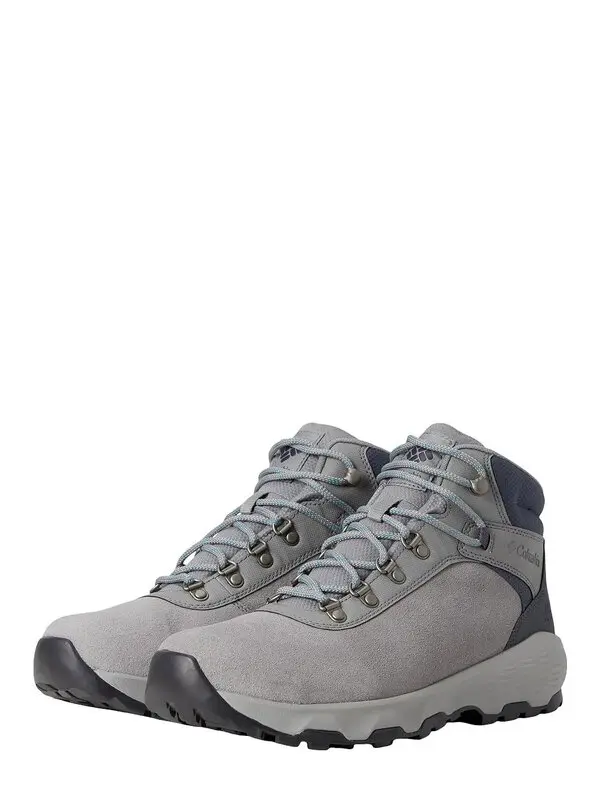 Columbia Newton Wander Mid-calf Lace-up Hiking Boots - Monument/teal