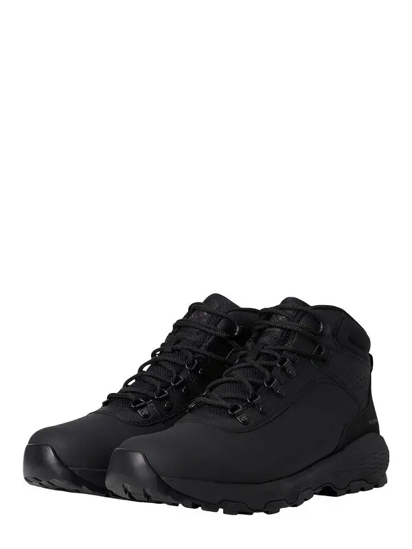 Columbia Newton Wander Leather High Top Hiking Shoes - Black