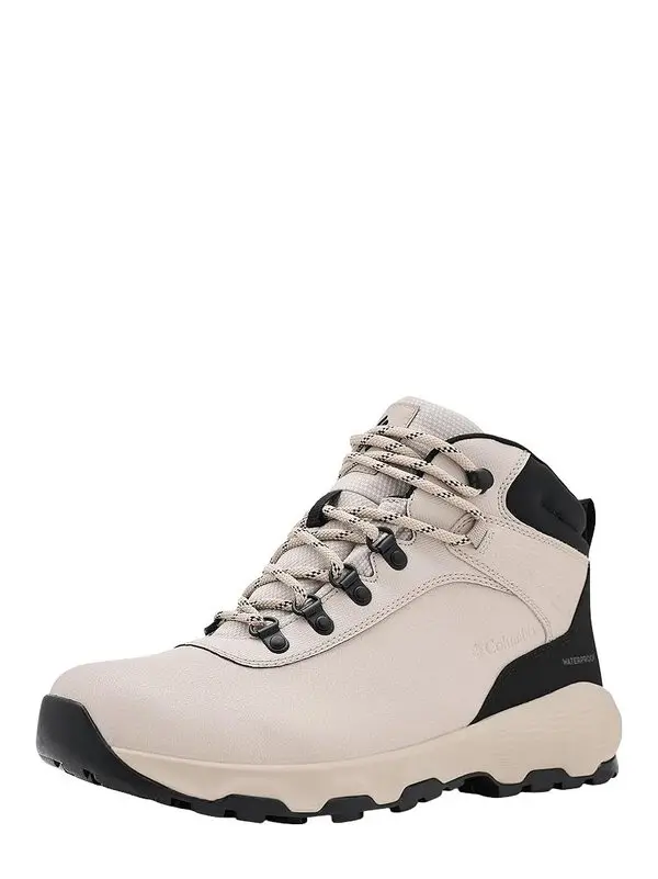 Columbia Newton Wander Leather High Top Lace-up Boots - Pink