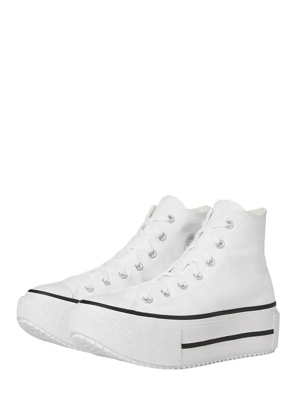 CONVERSE Chuck Taylor All Star Lift Double Stack Platform Lace-up High Top Sneakers - Gray