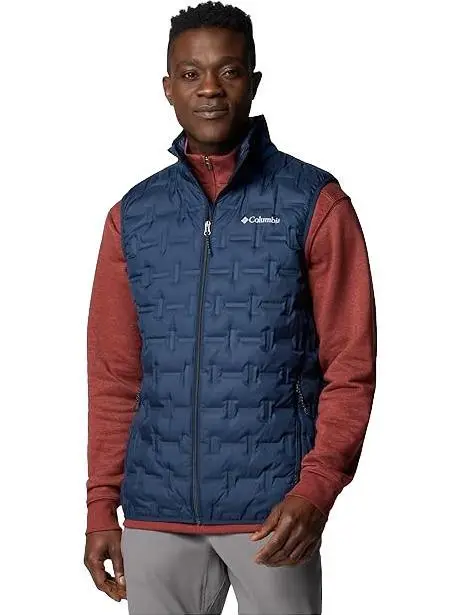 Columbia Delta Ridge Ii Down Vest - Navy