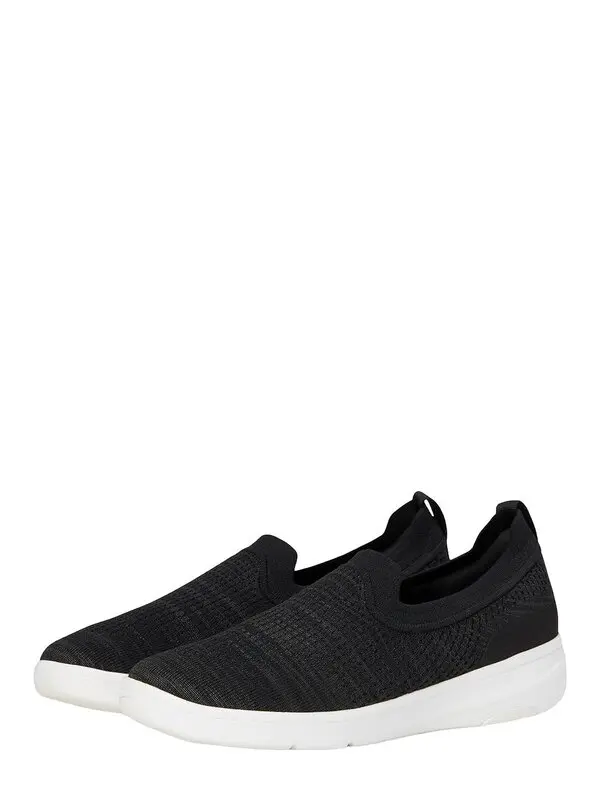 Fitflop Super-q Knit Slip-on Sneakers - Black