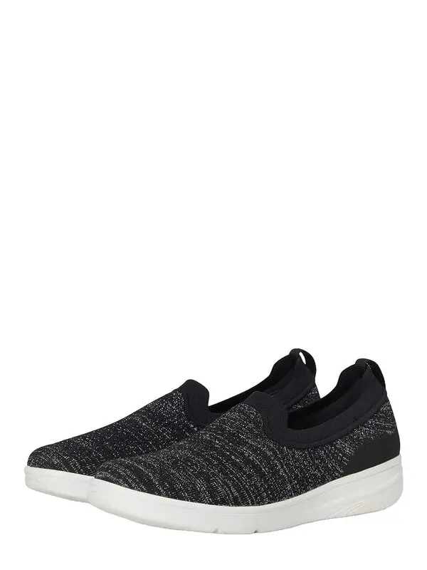 Fitflop Super-q Knit Slip-on Sneakers - Black