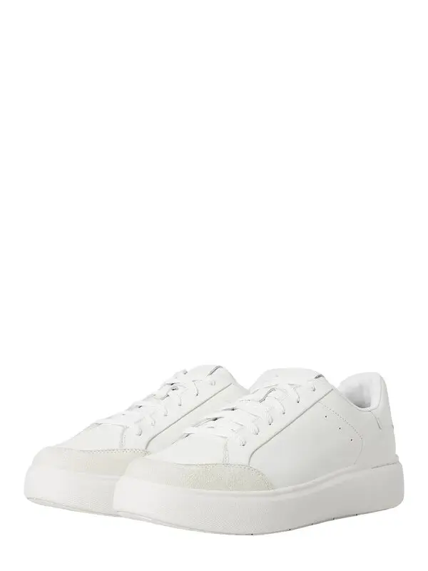 Fitflop Rtg Leather/suede Lace-up Sneakers - Pink