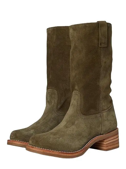 THE FRYE COMPANY Campus Mid Calf Boots - Olive