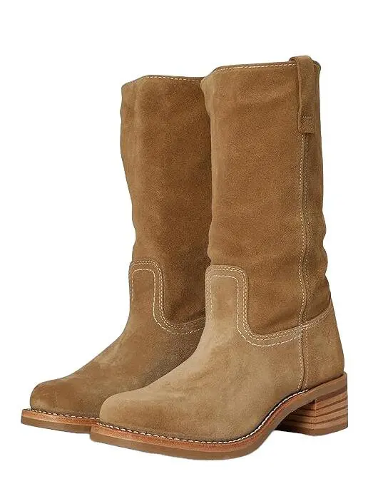 THE FRYE COMPANY Campus Mid Calf Boots - Tan